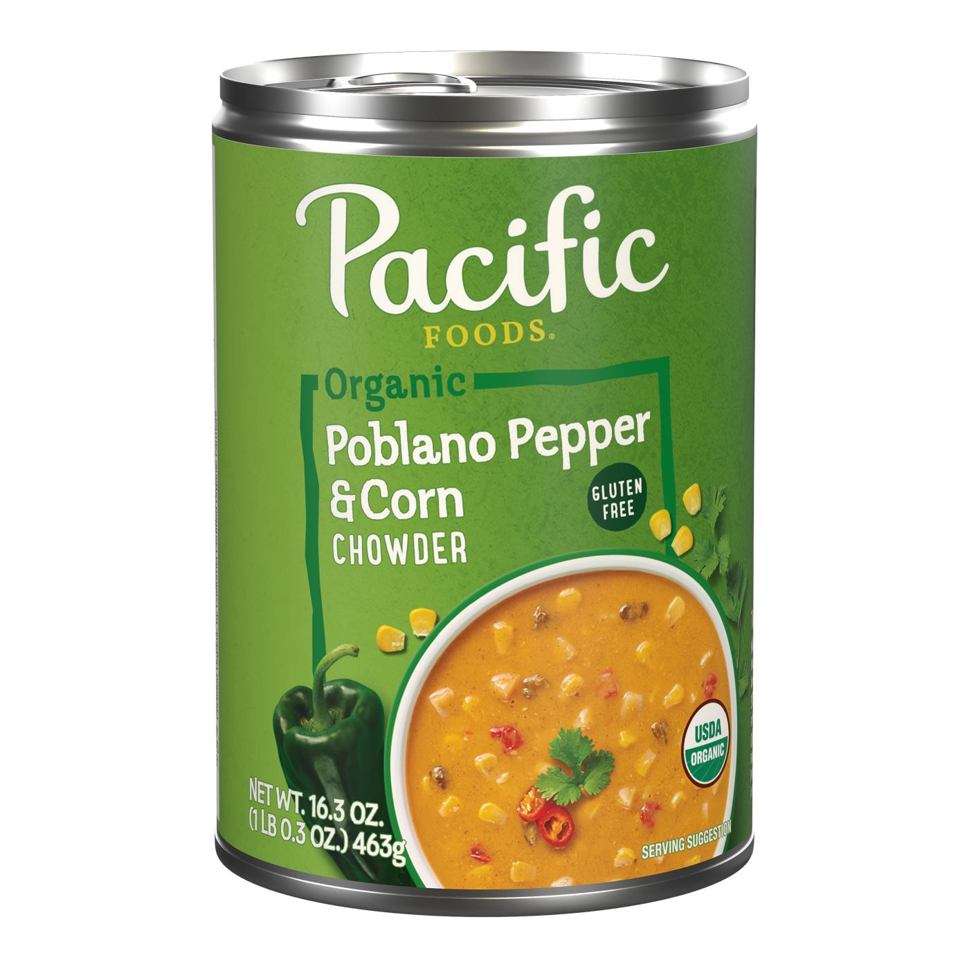 Pacific Foods Organic Poblano Pepper & Corn Chowder - Shop Soups ...