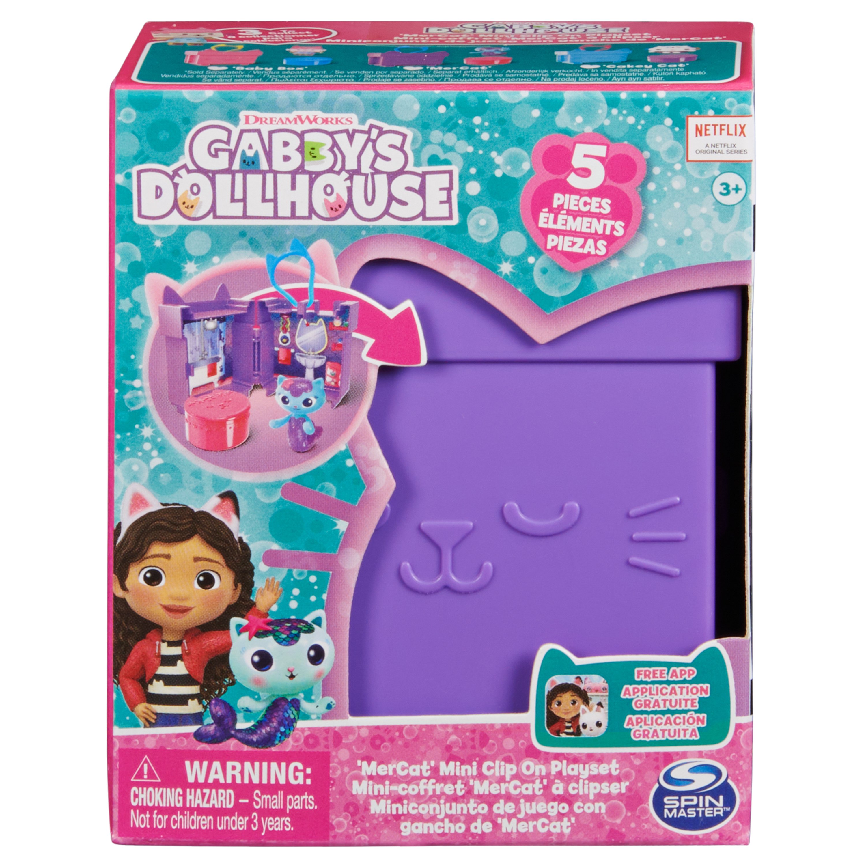 Gabby's Dollhouse MerCat Mini Clip On Playset - Shop Playsets at H-E-B