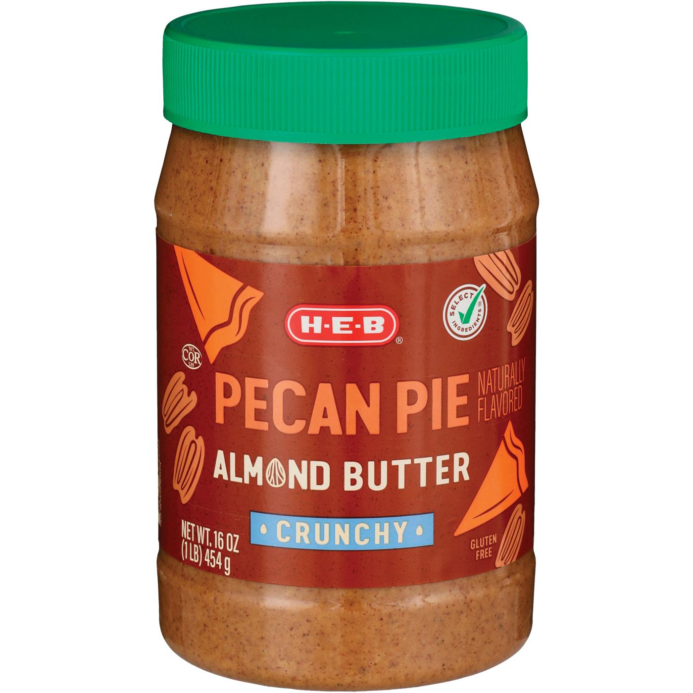 H-E-B Crunchy Almond Butter - Pecan Pie - Shop Peanut butter at H-E-B