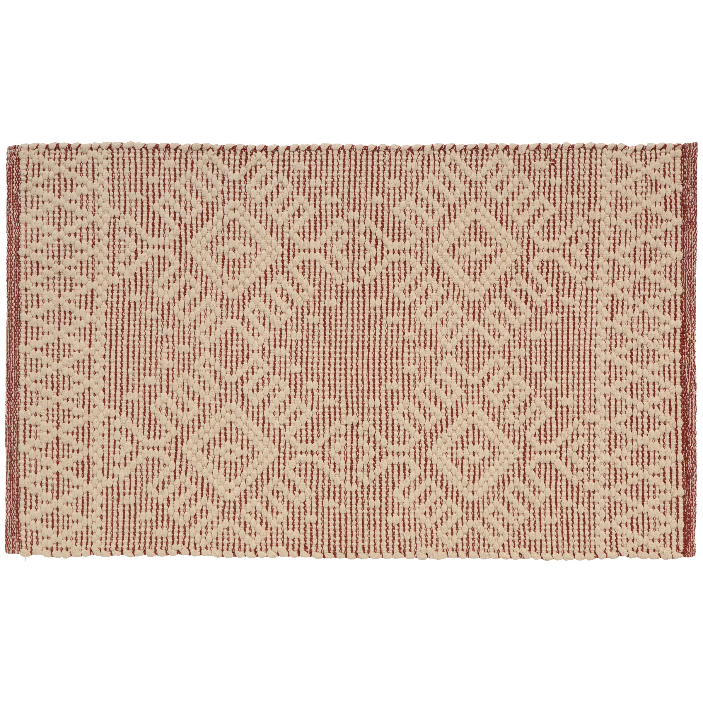 Haven + Key Aztec Pattern Tonal Scatter Rug - Sienna - Shop Rugs & mats ...