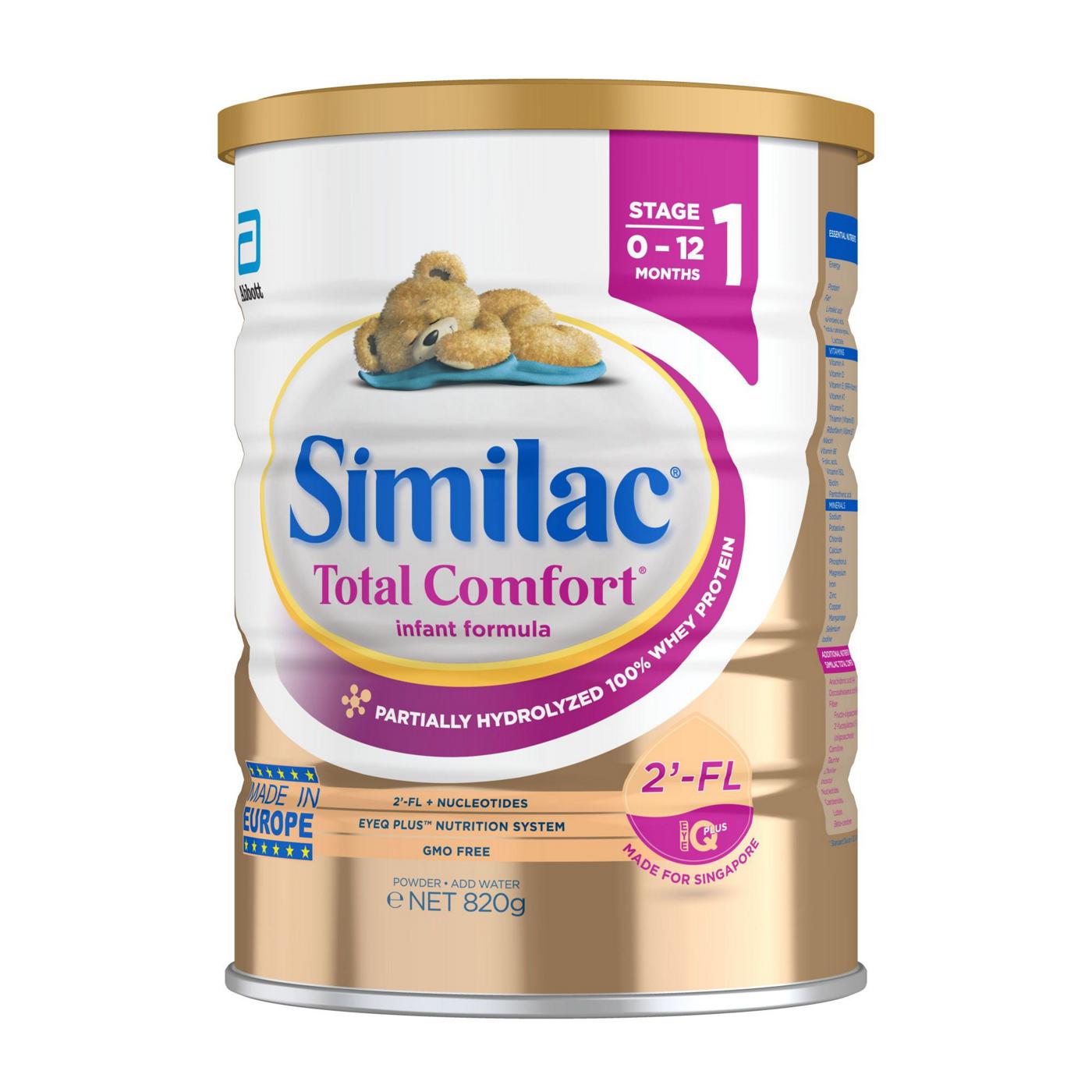Similac Total Comfort Powder Infant Formula - Stage 1 - Shop Formula at ...