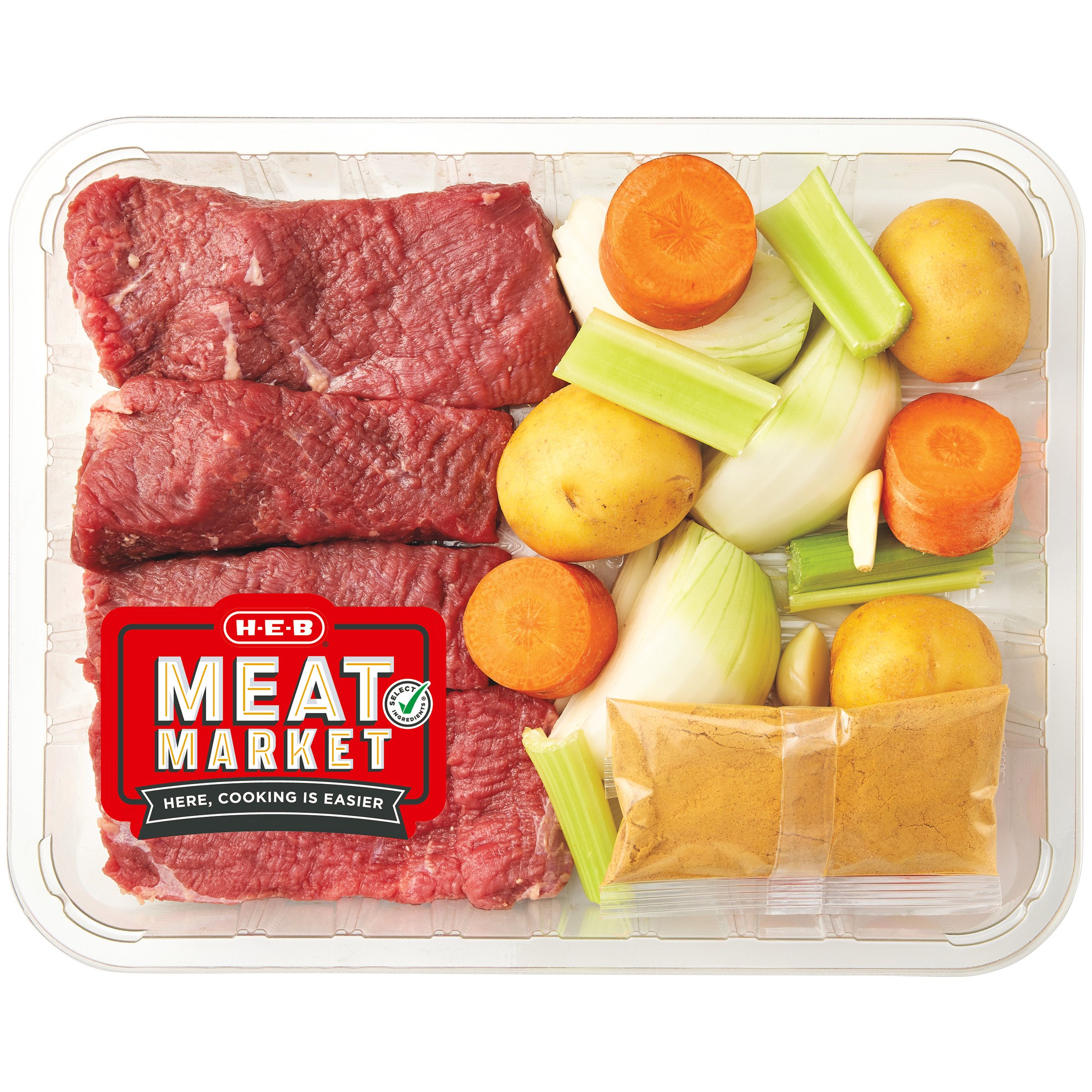H-E-B Meat Market Braise Kit - Burgundy Short Ribs - Shop Beef at H-E-B