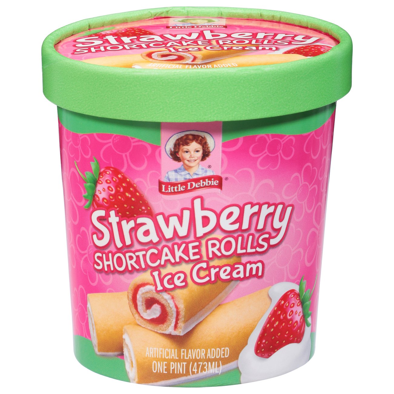 Little Debbie Strawberry Shortcake Rolls Ice Cream - Shop Ice cream at ...