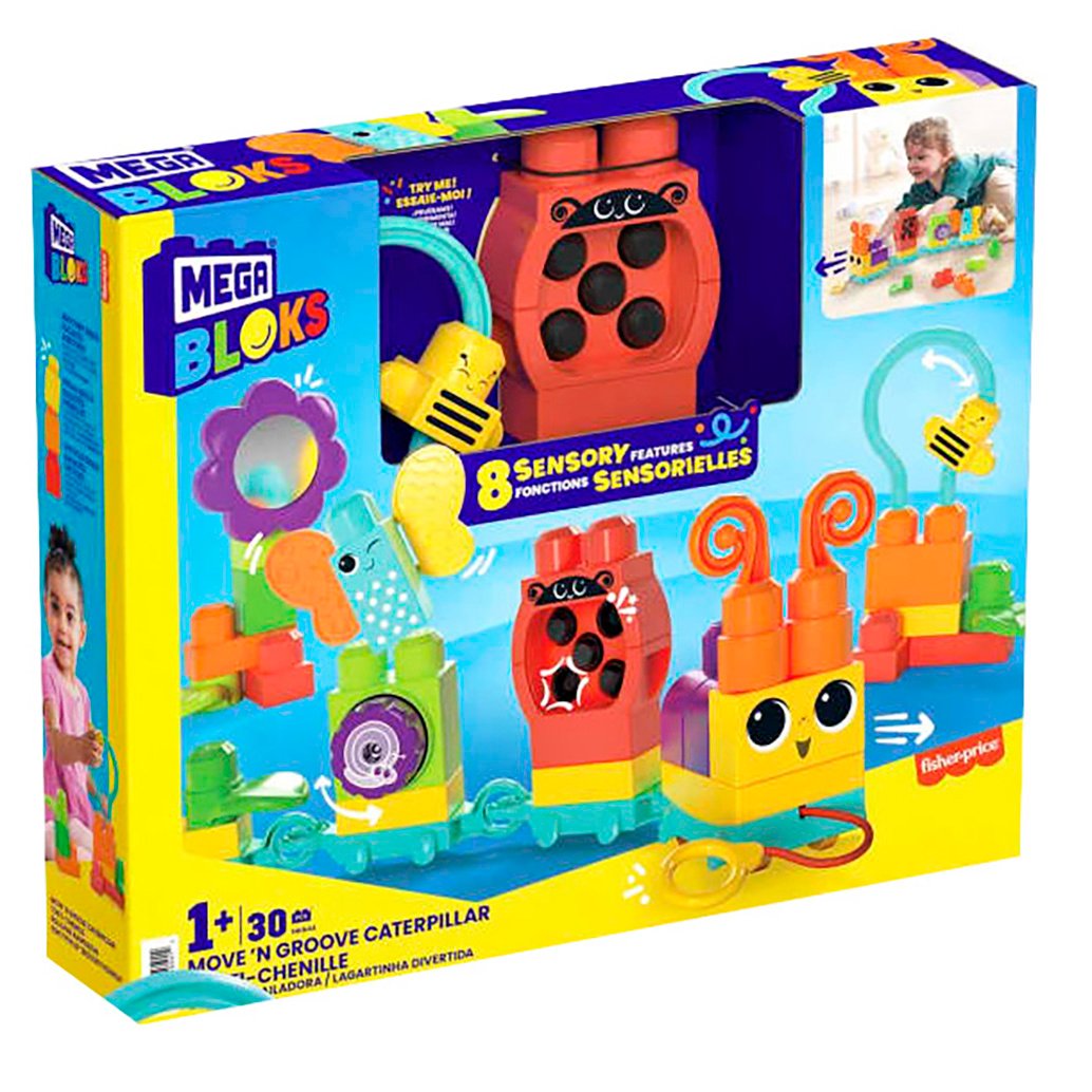 Mega Bloks Move 'N Groove Caterpillar Playset - Shop Lego & building ...