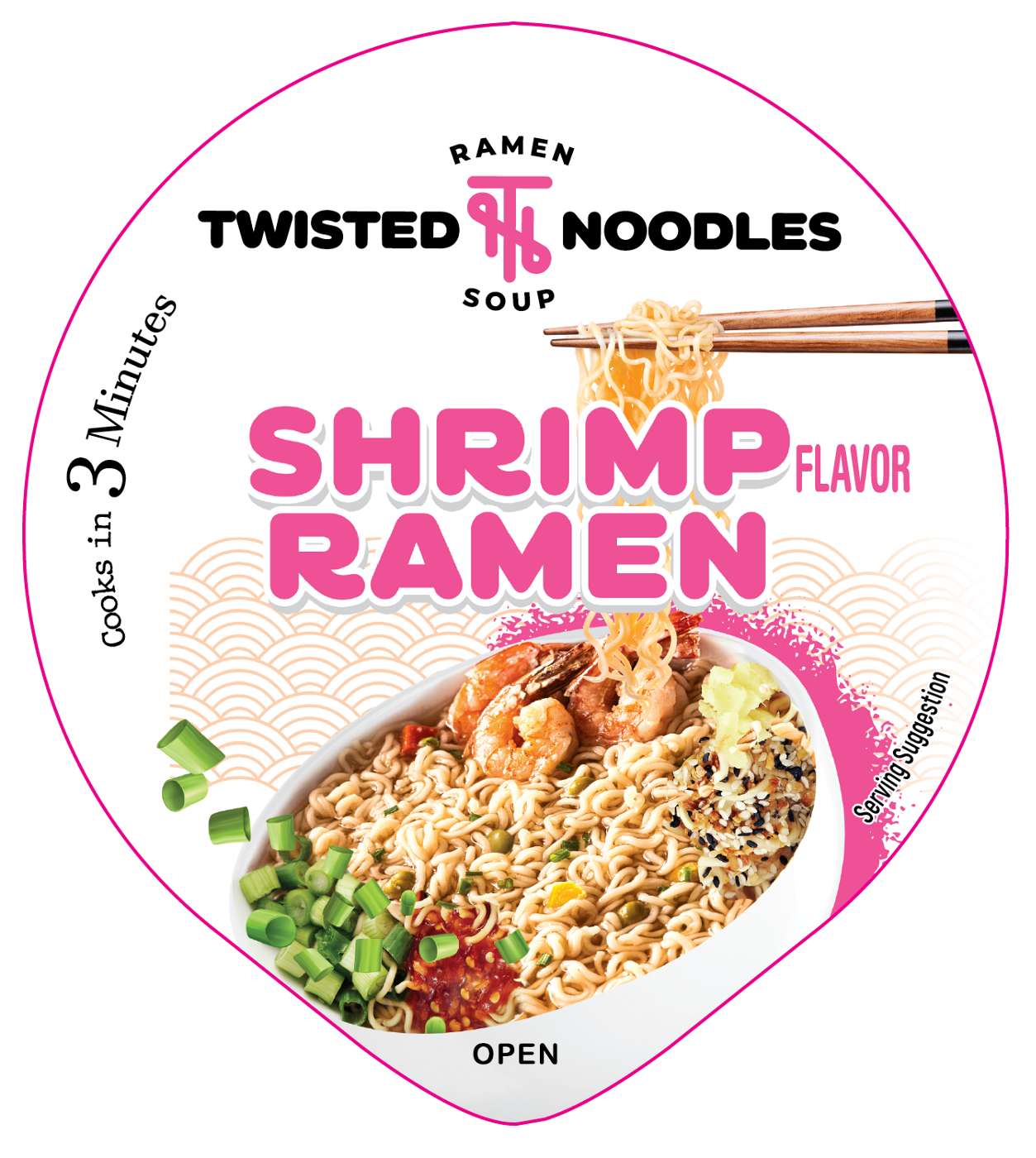 Twisted Noodles Shrimp Ramen Soup Cup - Shop Soups & chili at H-E-B