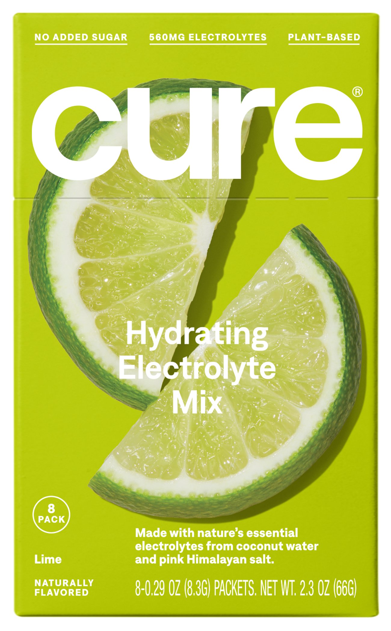 Cure Hydration Lime Hydrating Electrolyte Mix - Shop Mixes & flavor ...