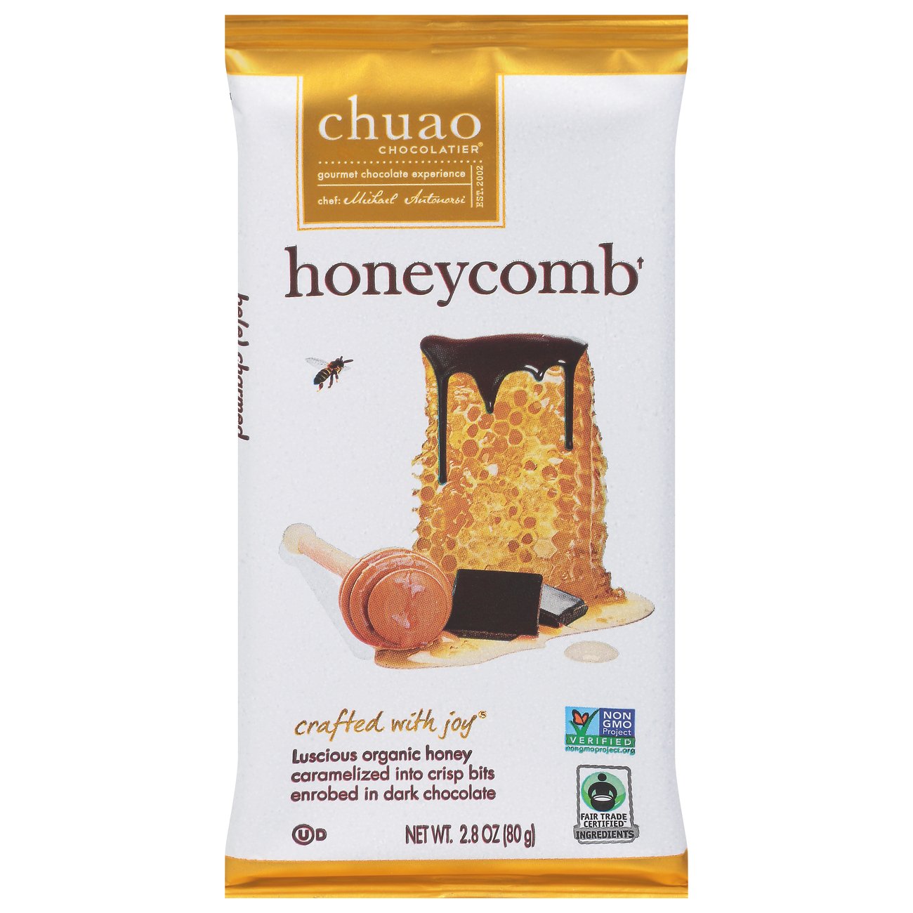 Chuao Chocolatier Honeycomb Dark Chocolate - Shop Candy at H-E-B
