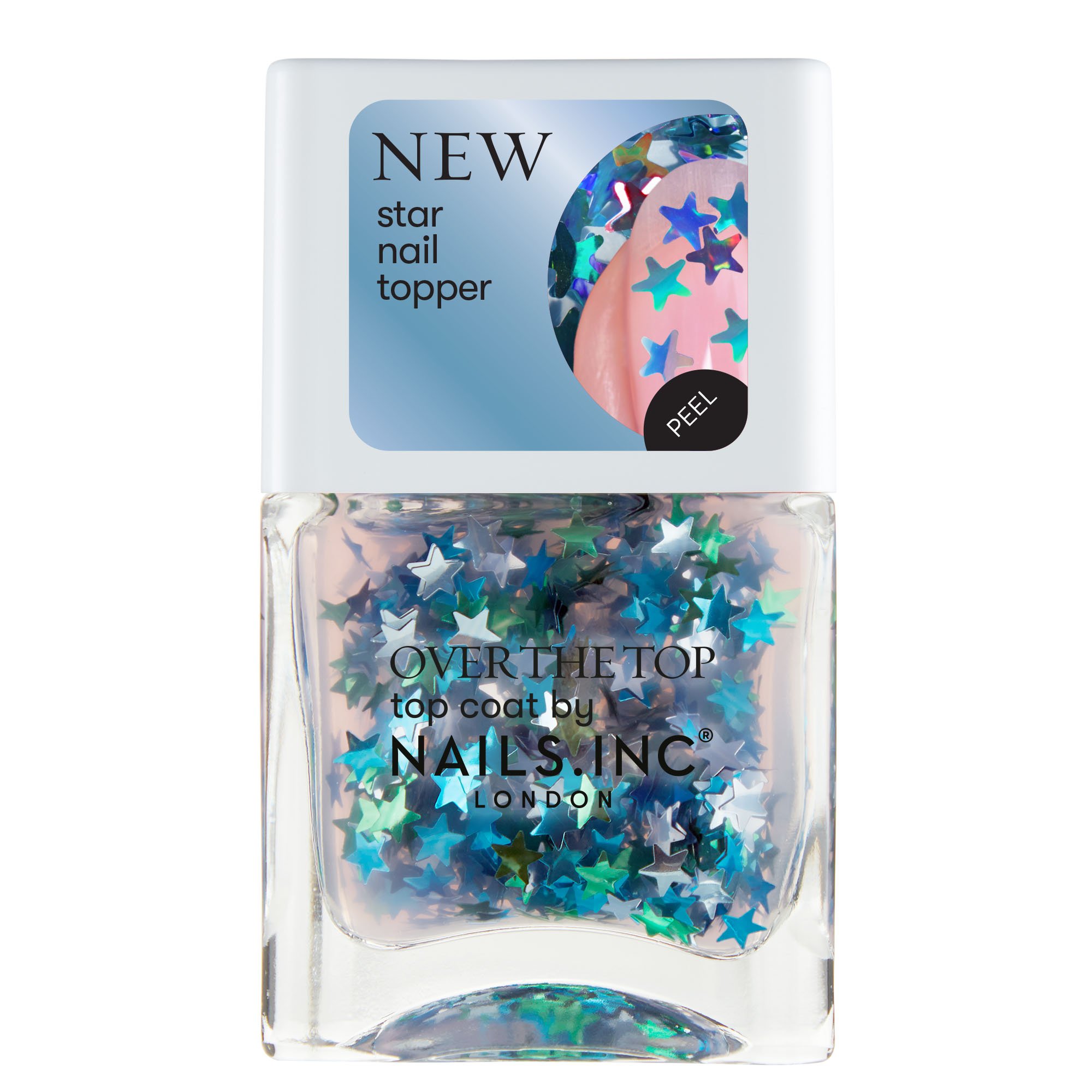 Nails.INC Star Topper Nail Polish - Glittering In Greenwich - Shop ...