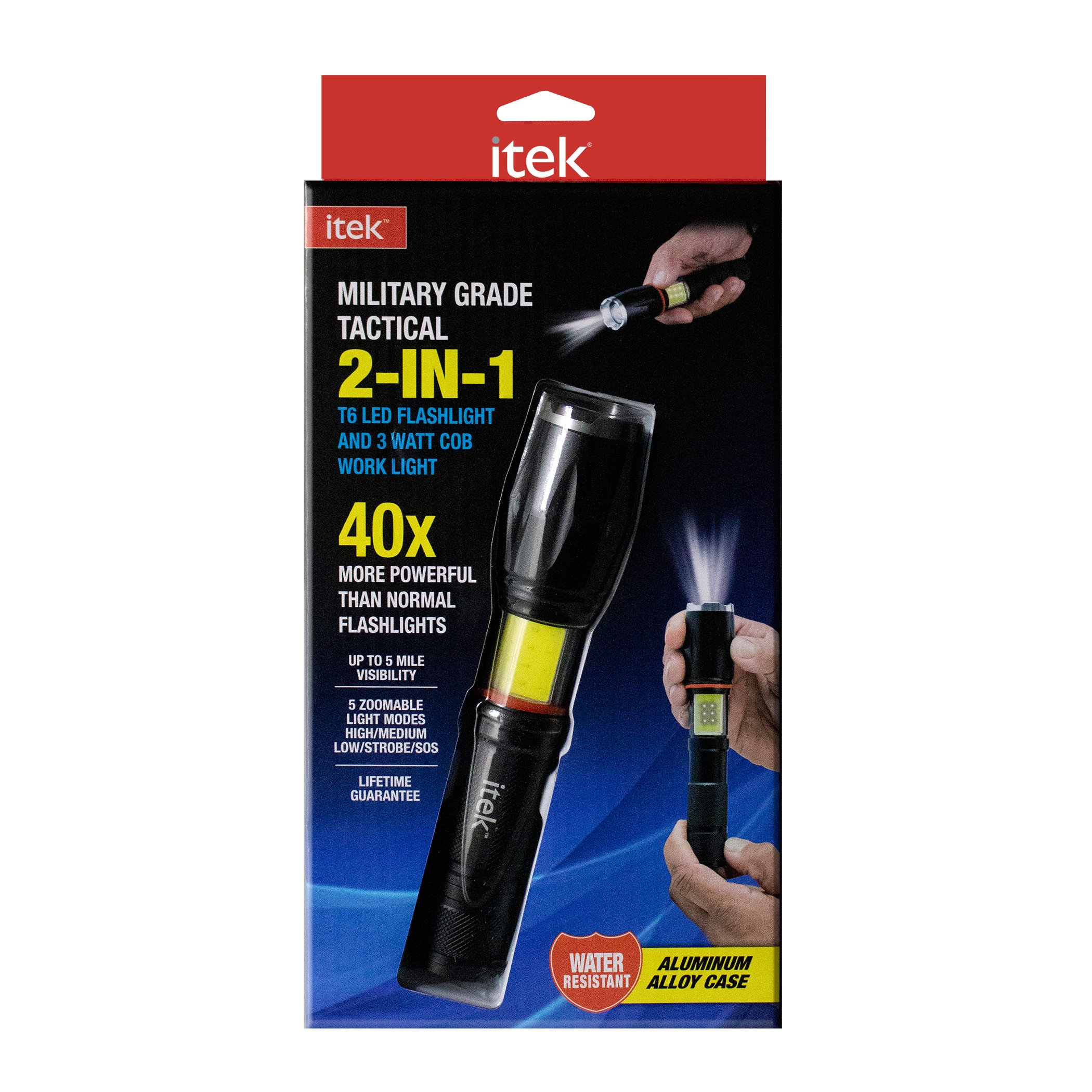 itek 2-In-1 Worklight And Flashlight - Shop Flashlights at H-E-B