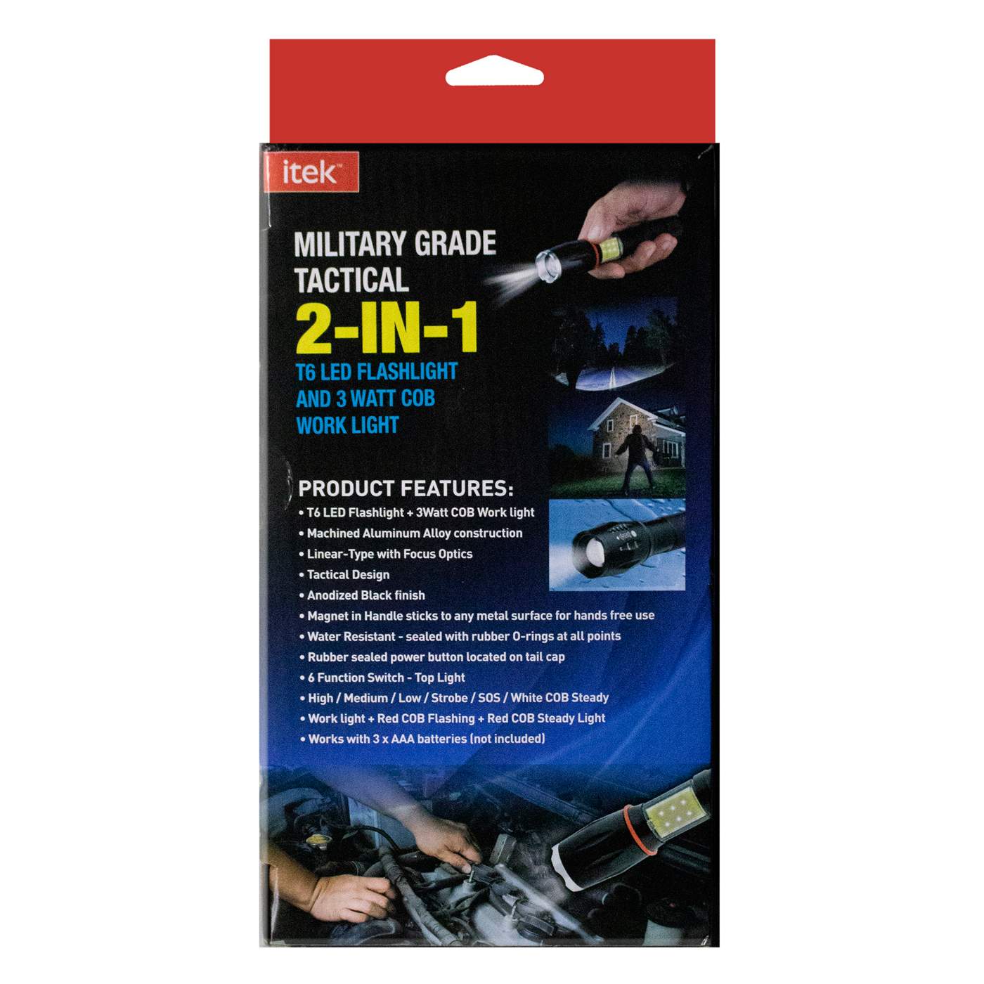 itek 2-In-1 Worklight And Flashlight - Shop Flashlights at H-E-B