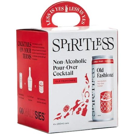 Spiritless Non-Alcoholic Old Fashioned 4 pk Cans, 250 mL | Central ...