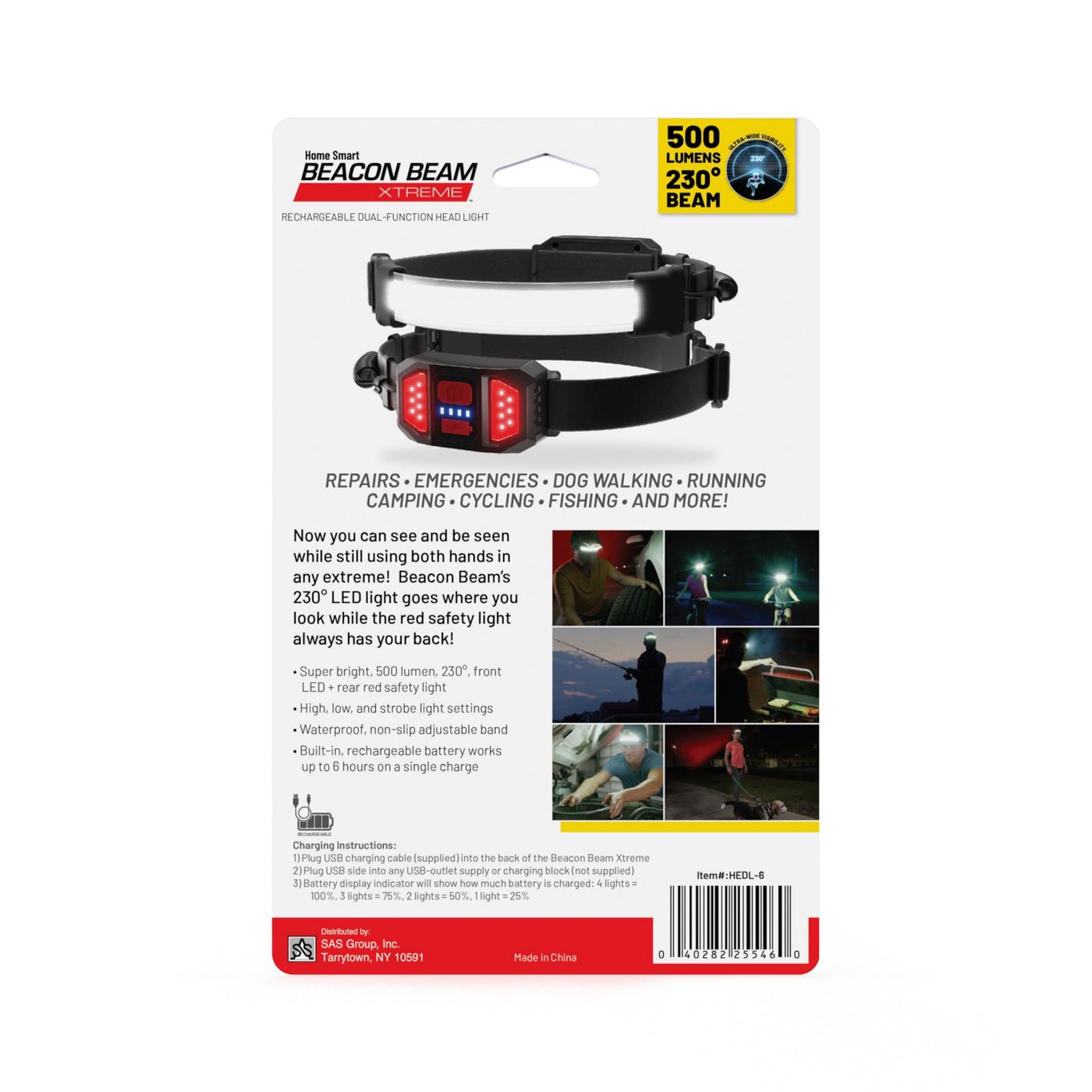 Home Smart Beacon Beam Xtreme Rechargeable Head Light - Shop ...