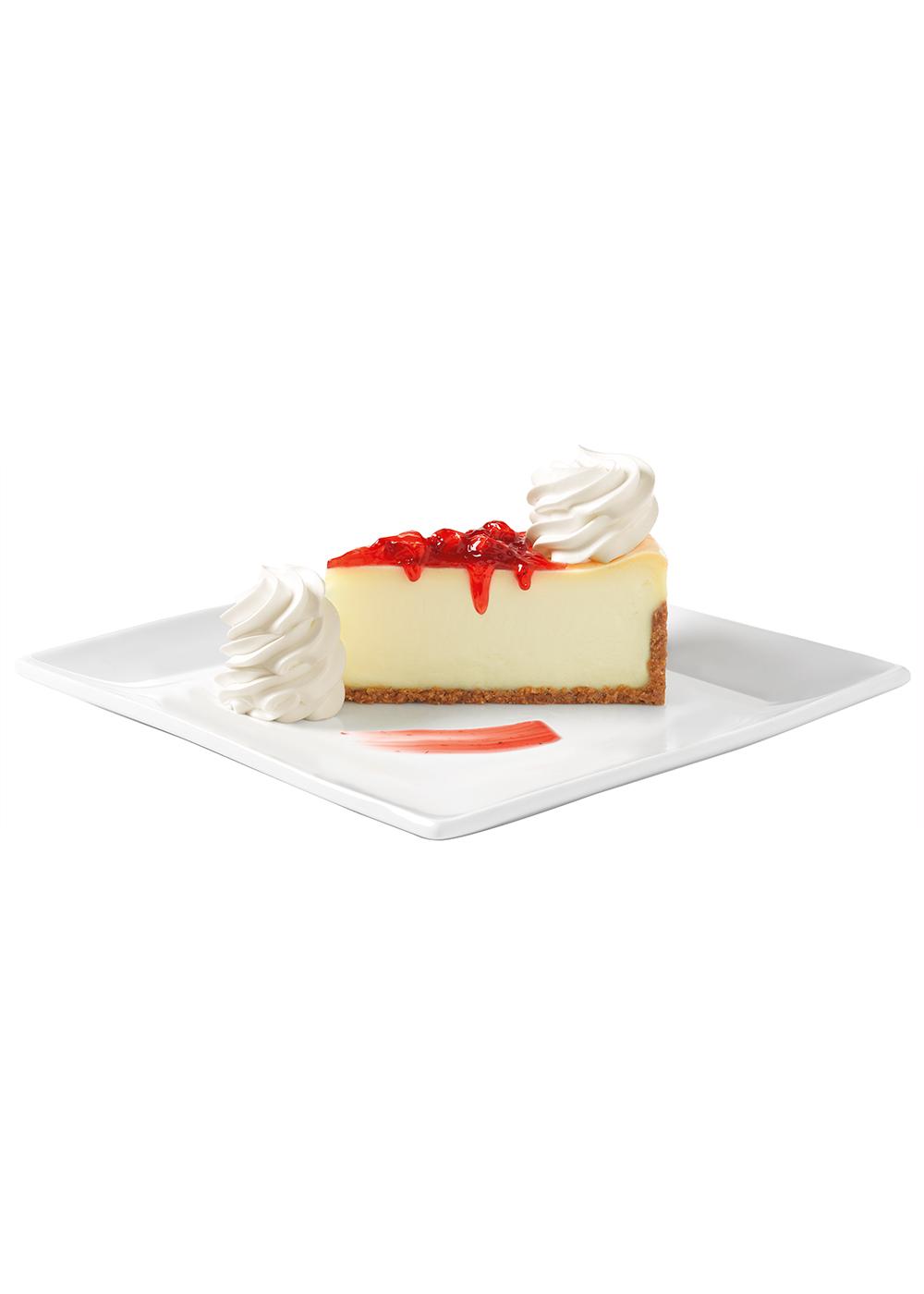 The Cheesecake Factory Strawberry Topped Original Cheesecake - Shop ...