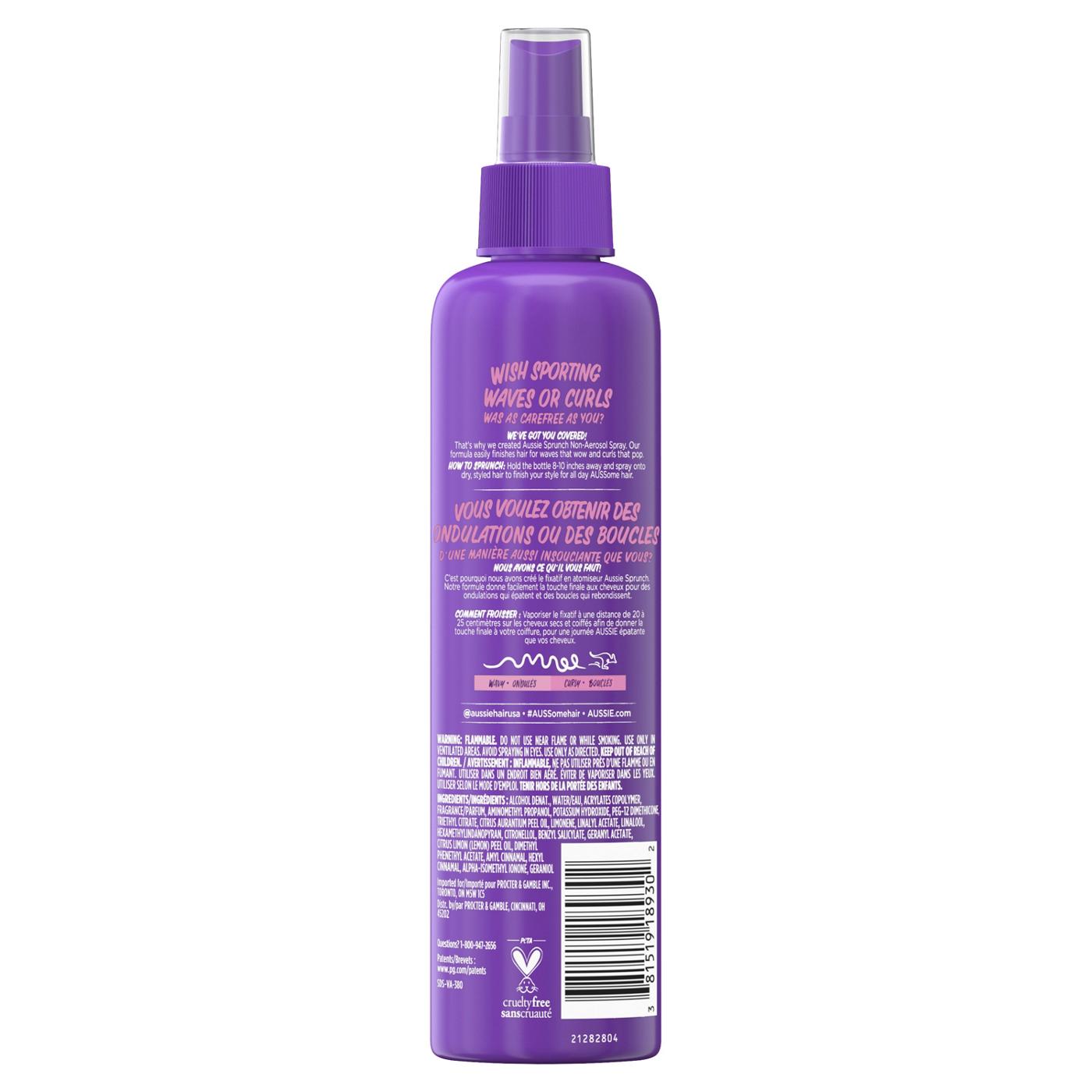 Aussie Sprunch Non-Aerosol Hair Spray - Shop Styling products ...