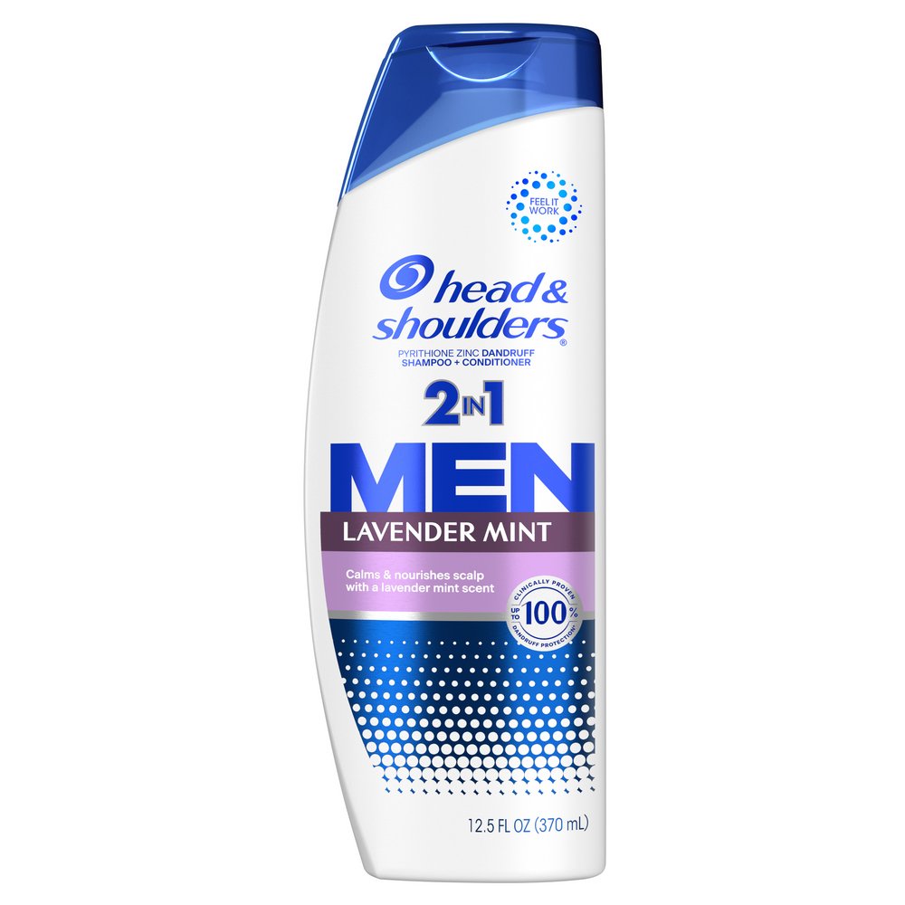 Head & Shoulders Men 2 in 1 Dandruff Shampoo + Conditioner - Lavender ...
