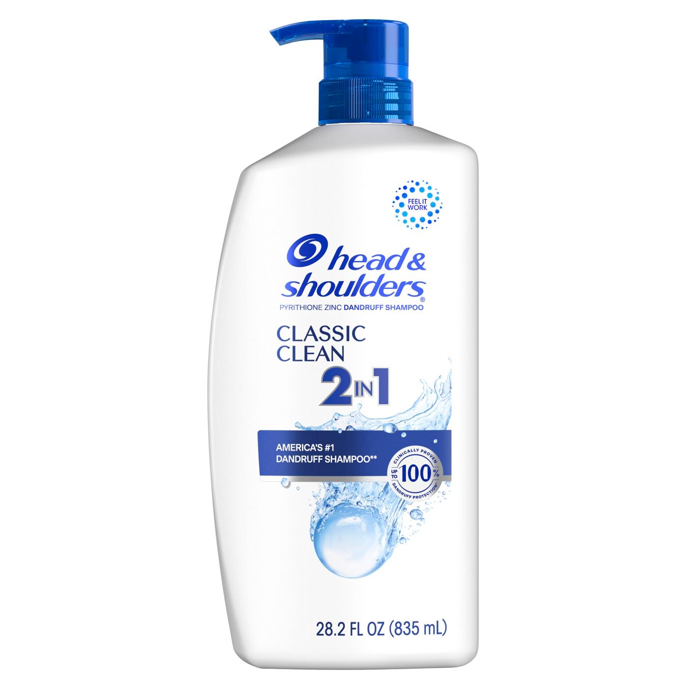 Head & Shoulders 2 in 1 Dandruff Shampoo + Conditioner - Classic Clean ...
