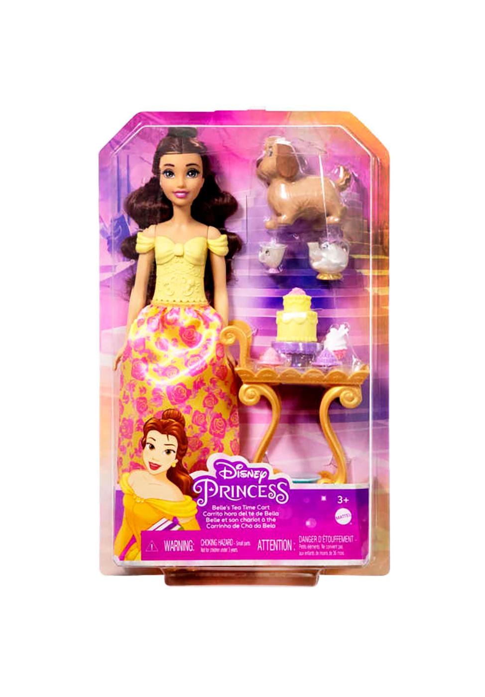 Disney Princess Belle’s Tea Time Cart Doll Set - Shop Action figures ...
