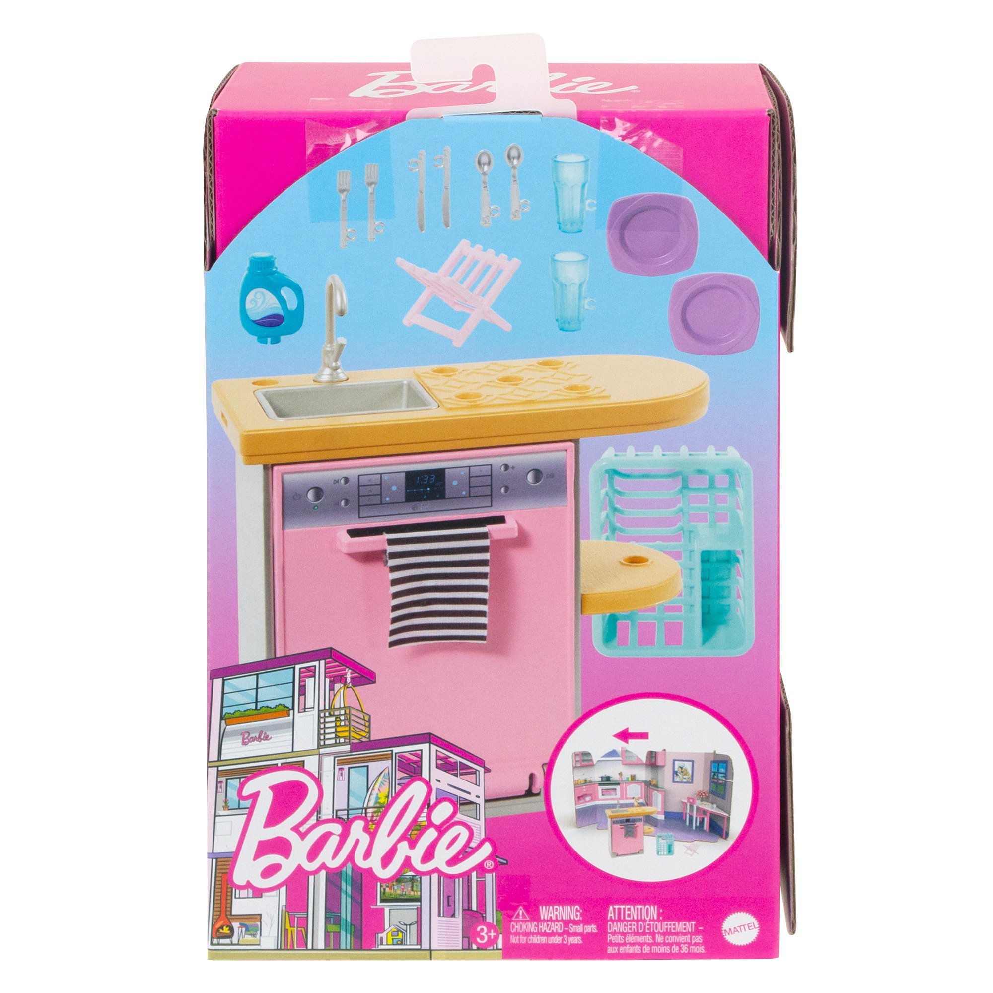 Barbie Dishwasher Theme Furniture and Accessory Pack - Shop Action ...