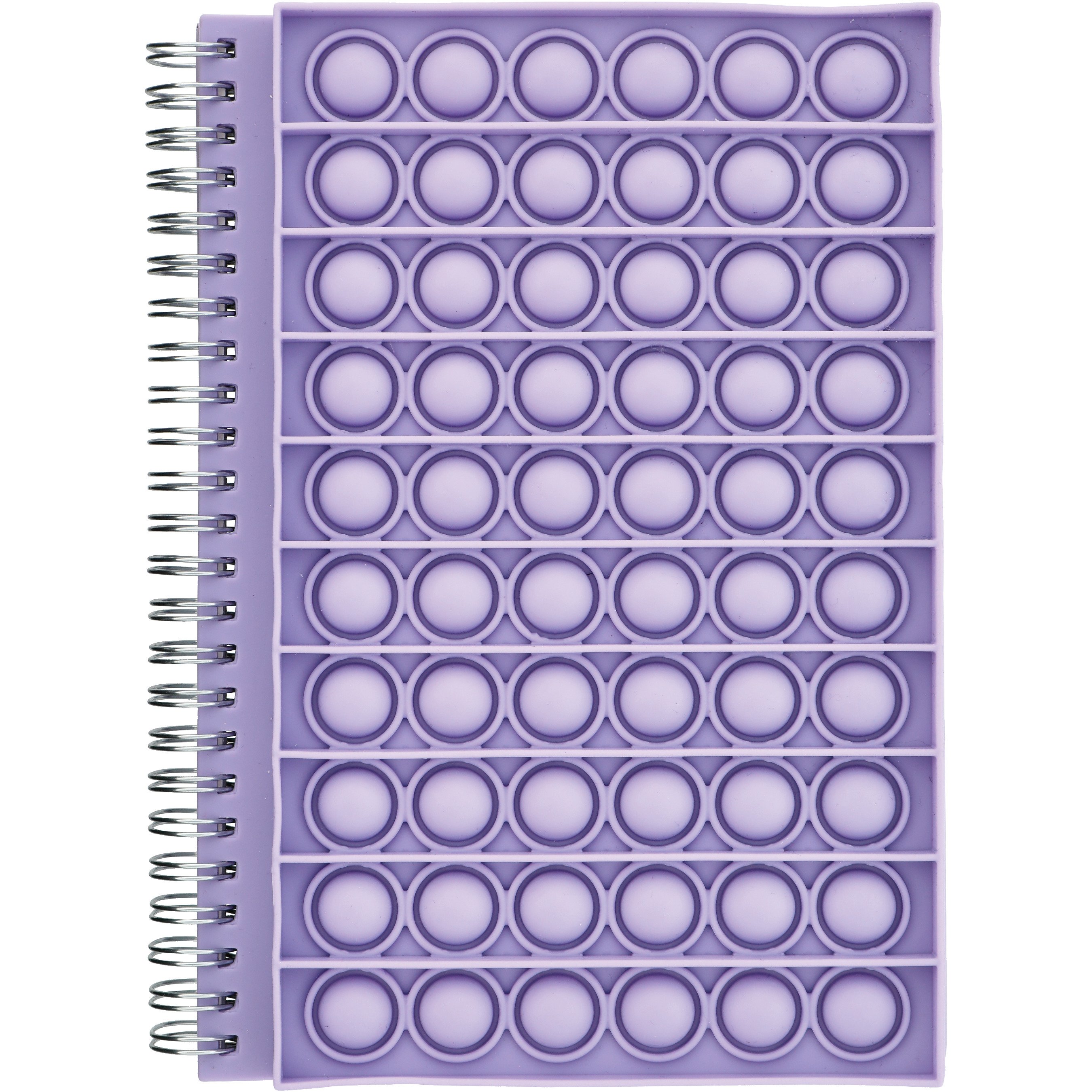 Destination Holiday Pop It Cover Wide Ruled Spiral Notebook - Purple ...