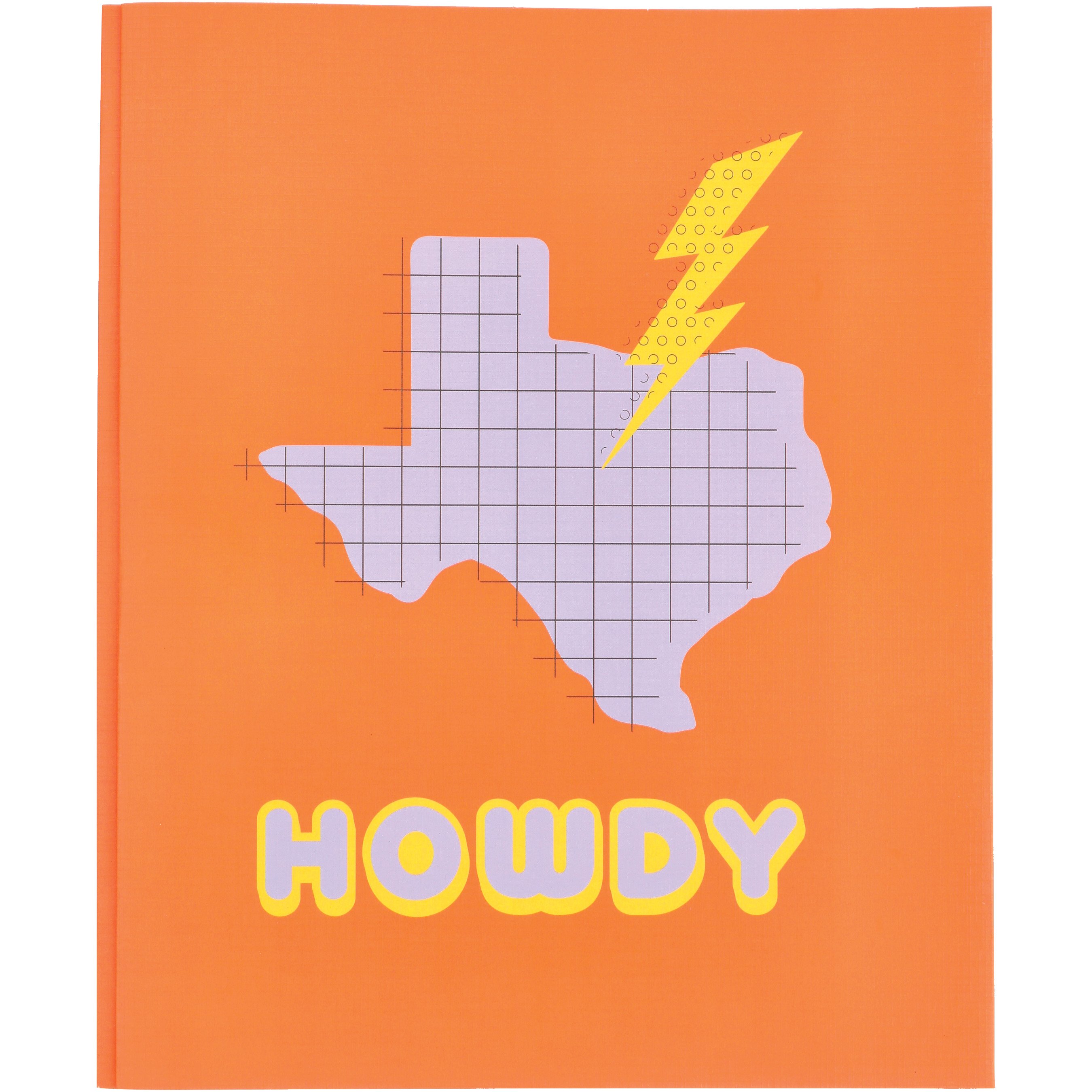 Destination Holiday Howdy Texas Pocket Paper Folder with Prongs - Shop ...