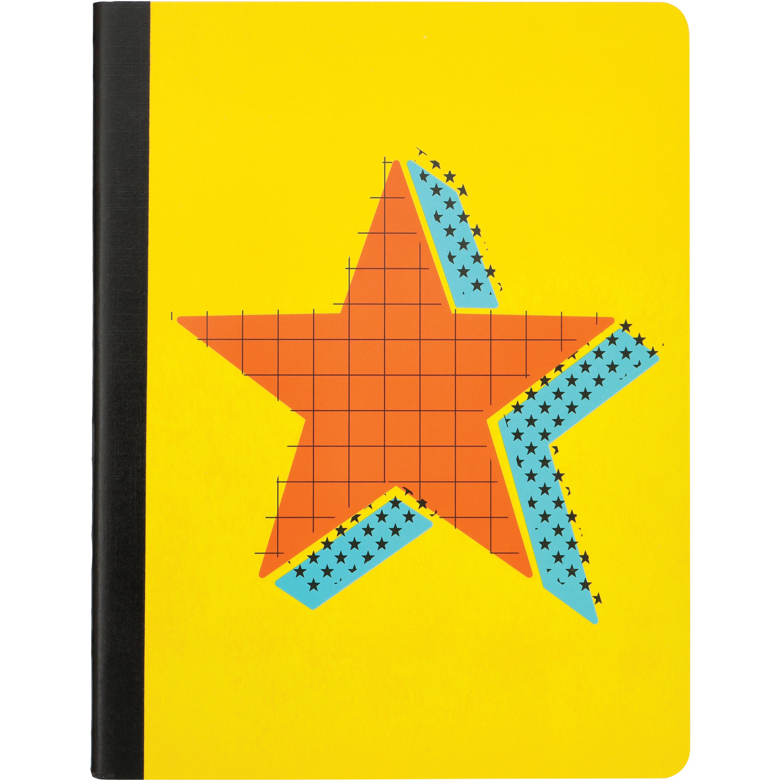 Destination Holiday Checkered Stars Wide Ruled Composition Notebook ...