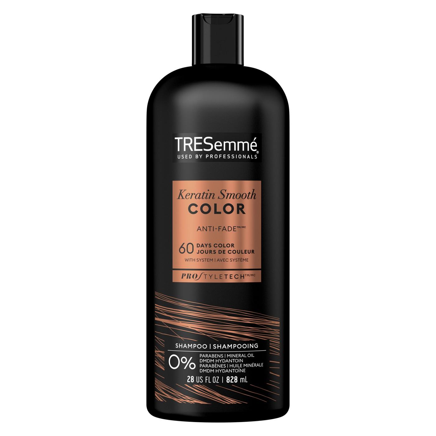 TRESemmé Cruelty Free Keratin Smooth Color Sulfate-Free Shampoo - Shop ...