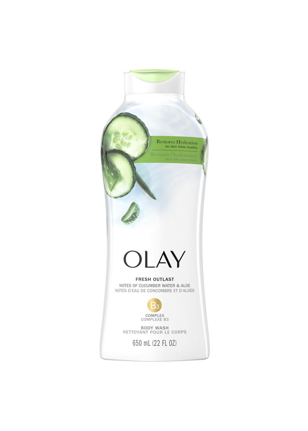 Olay Fresh Outlast Body Wash - Cucumber & Aloe - Shop Body wash at H-E-B