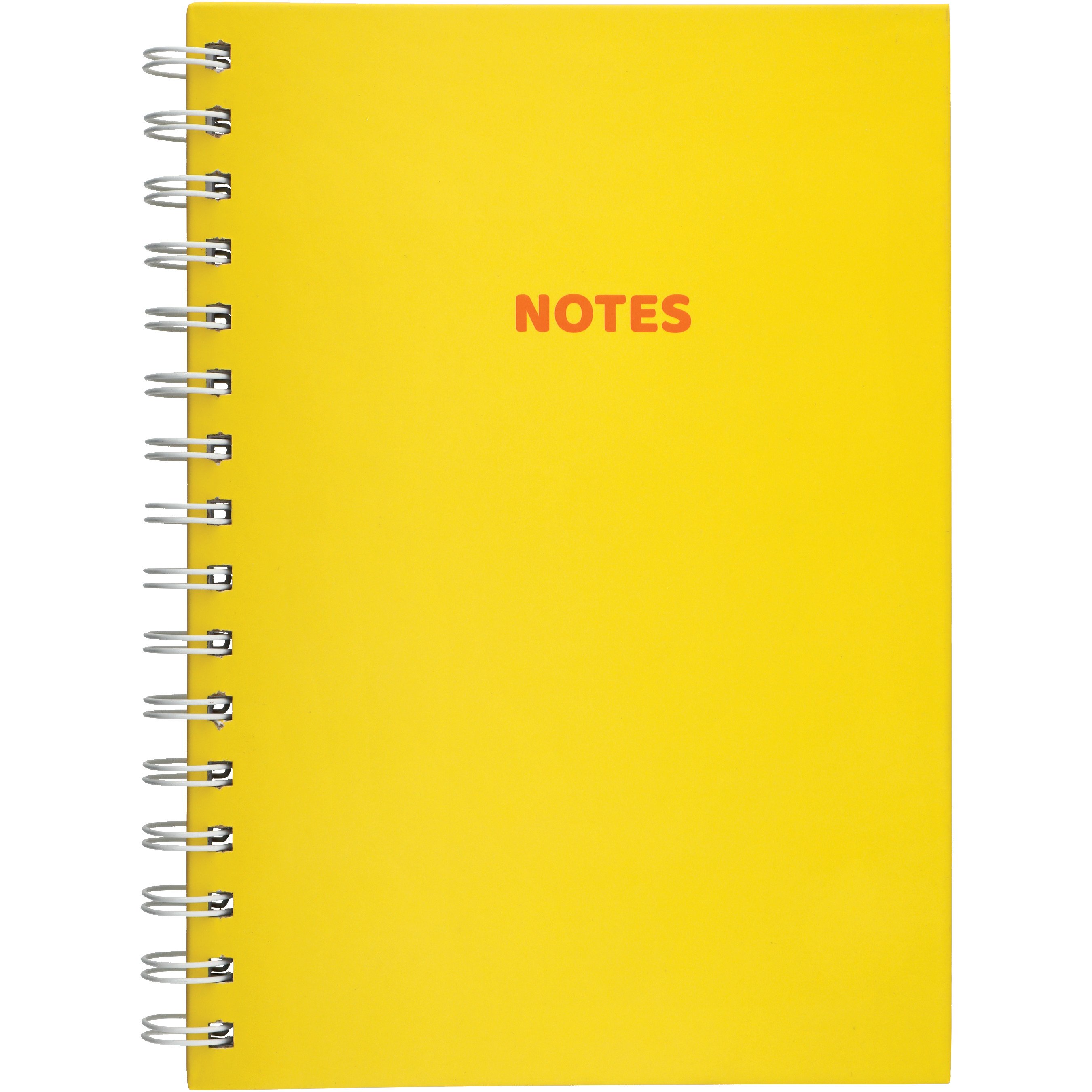 Destination Holiday Soft Touch Wide Ruled Spiral Notebook - Yellow ...