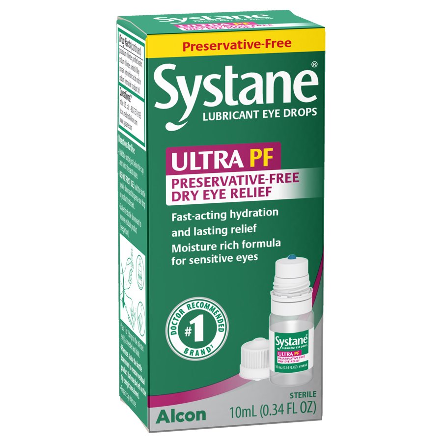 Systane Ultra Lubricant Eye Drops For Dry Eye Symptoms, 25, 50% OFF