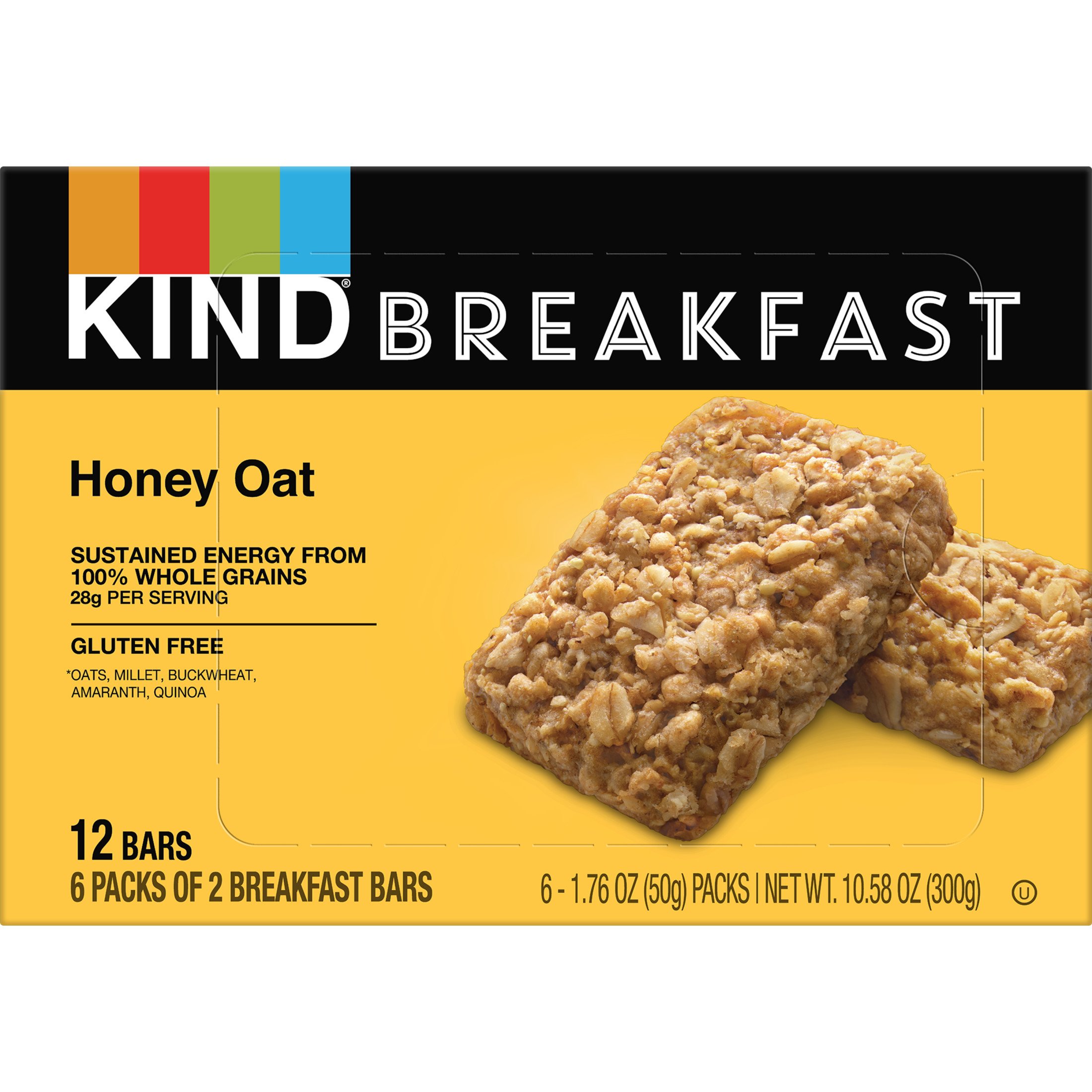 Kind Breakfast Honey Oat Bars - Shop Granola & snack bars at H-E-B