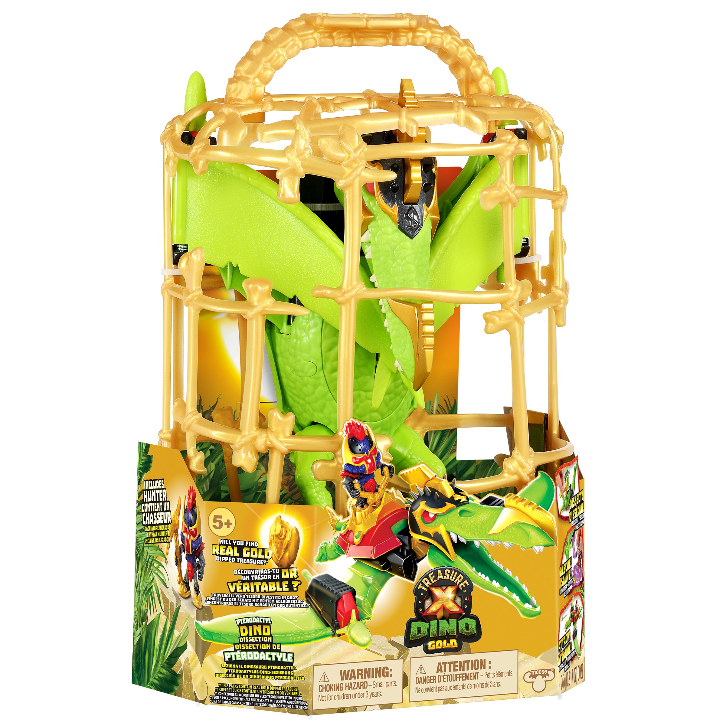 Treasure X Dino Gold Pterodactyl Dino Dissection - Shop Action figures ...