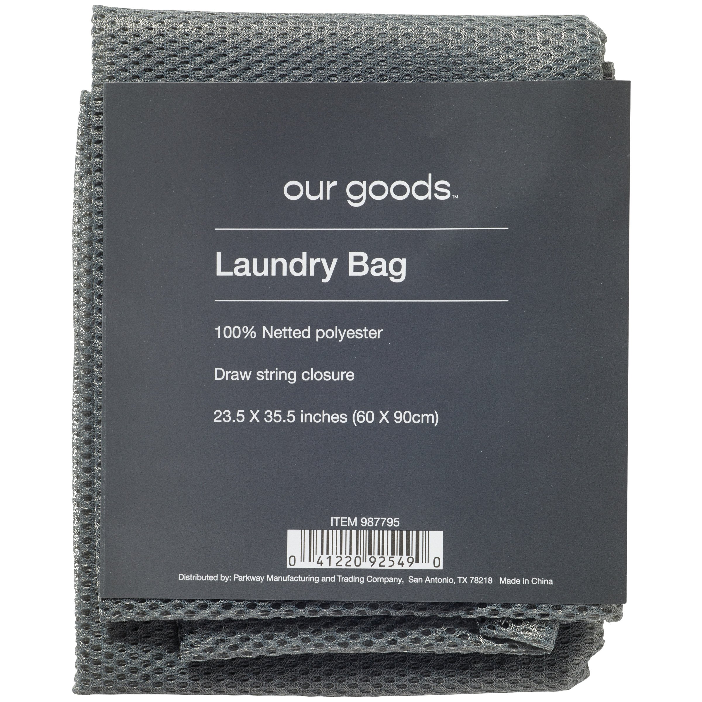 our goods Netted Laundry Bag - Gray - Shop Hampers & laundry bags at H-E-B