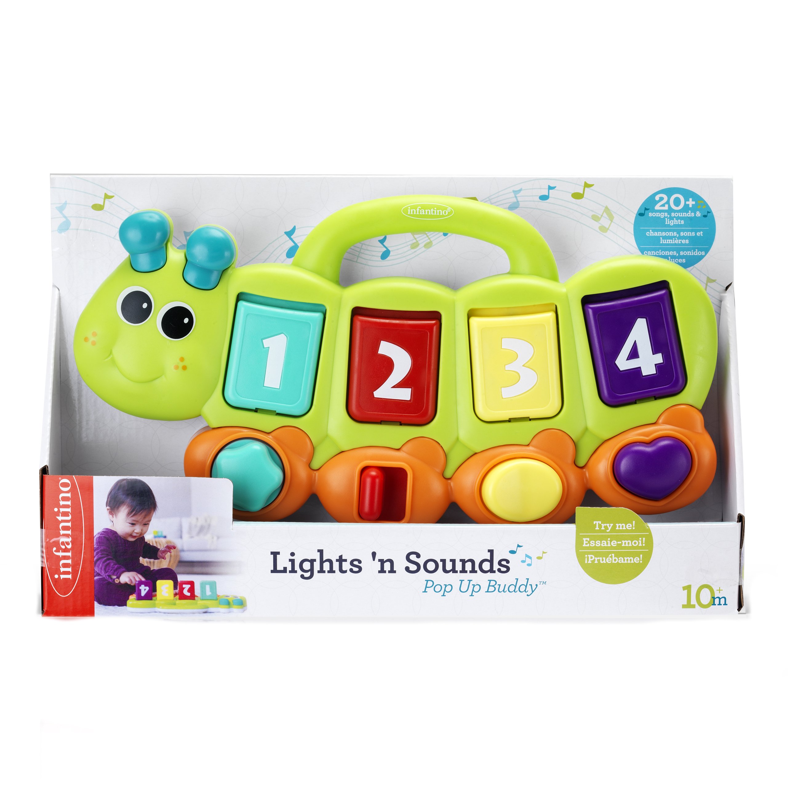 Infantino Light 'N Sounds Pop Up Buddy - Shop Baby toys at H-E-B