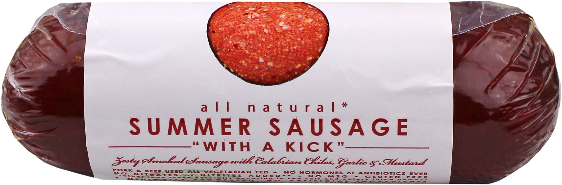 Red Bear Provisions Summer Sausage "with a Kick", 10 oz | Central ...