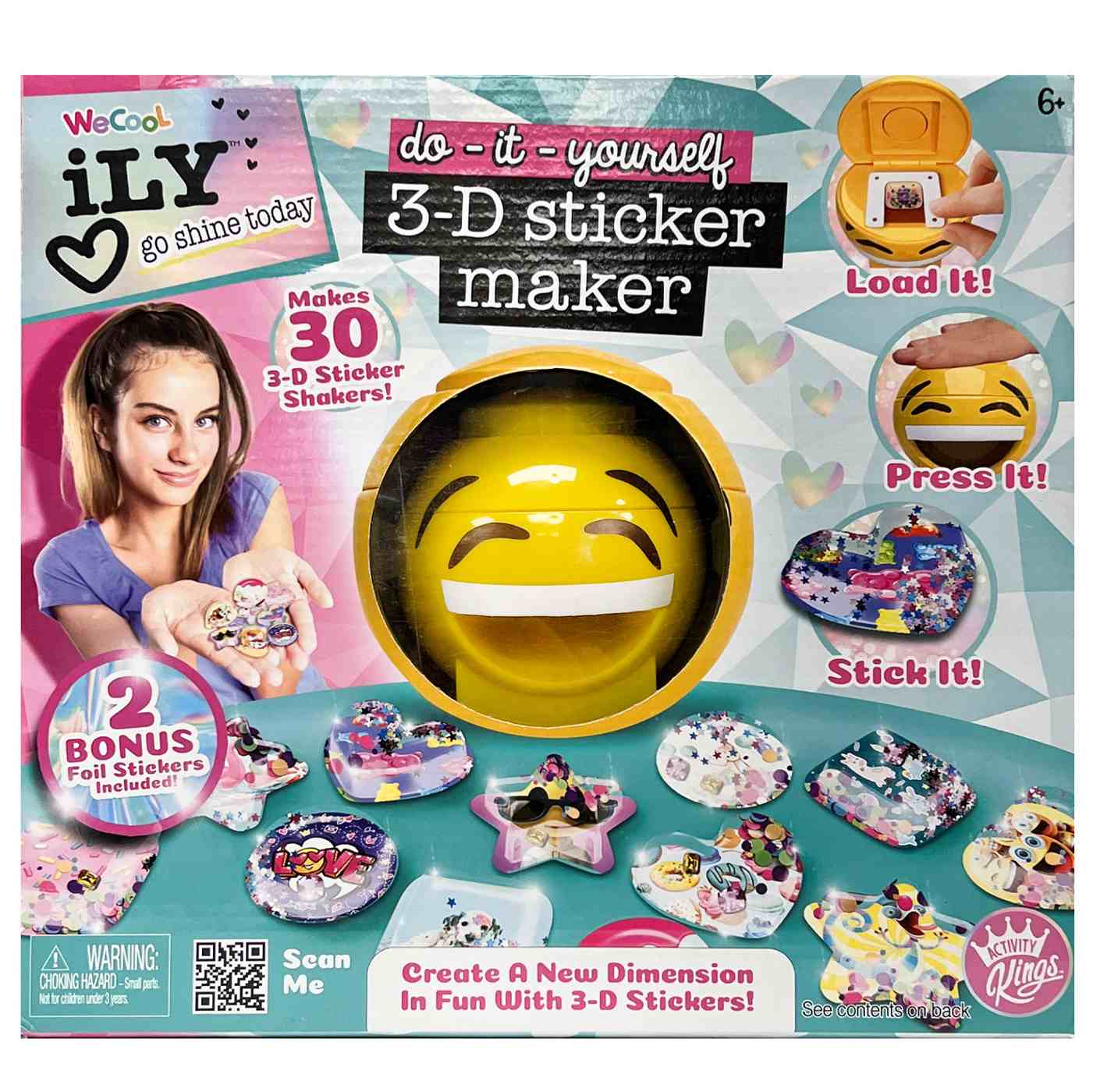 WeCool iLY DIY 3-D Sticker Maker - Shop Kits at H-E-B