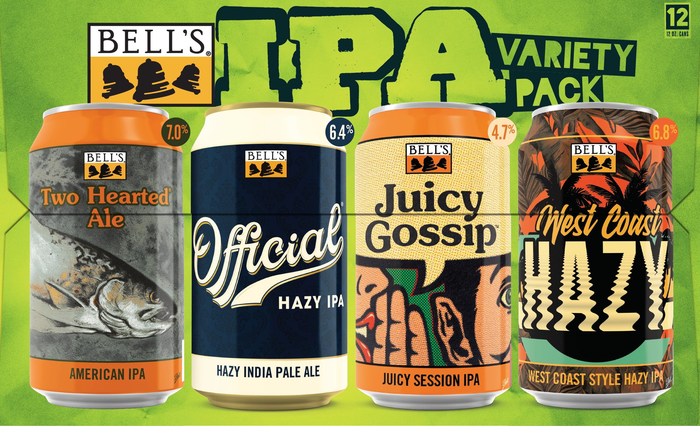 Bell's IPA Variety Pack 12 oz Cans - Shop Beer at H-E-B