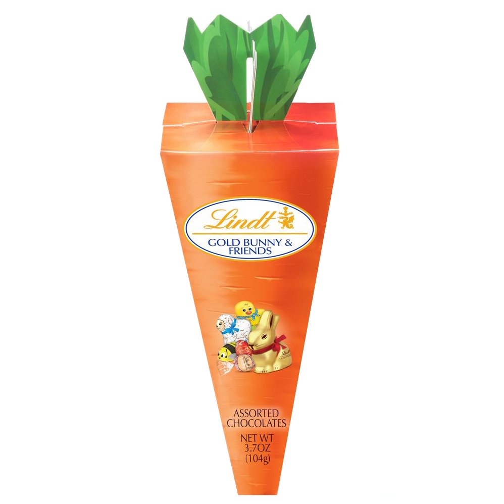 Lindt Gold Bunny & Friends Assorted Chocolates Carrot Easter Gift Box ...