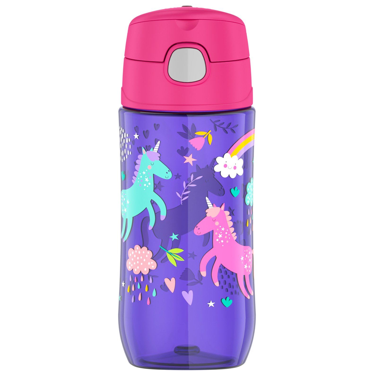 Thermos Unicorn Rainbow Kids Plastic Water Bottle with Spout Lid - Shop Travel & to-go at H-E-B