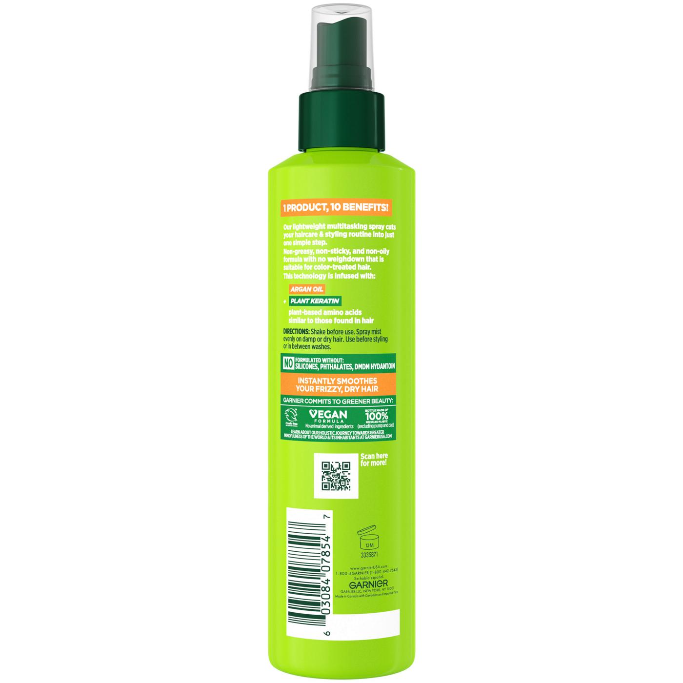 Garnier Fructis Sleek & Shine 10-in-1 Leave-In Spray - Shop Styling ...