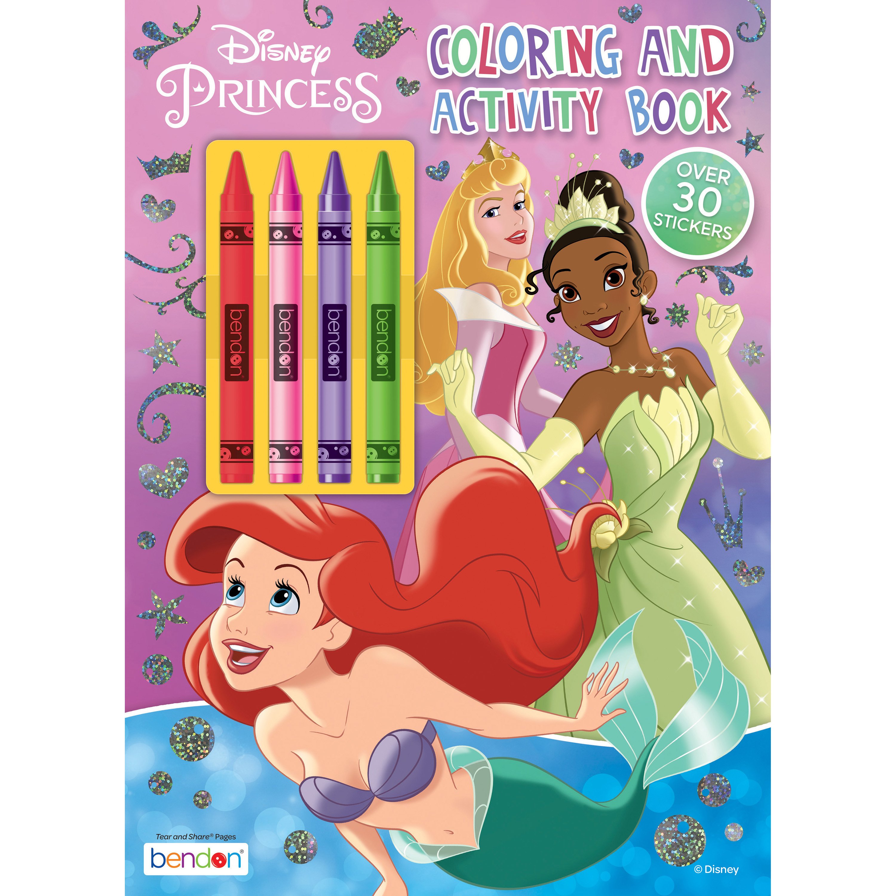 Bendon Disney Princess Coloring & Activity Book with Crayons - Shop ...