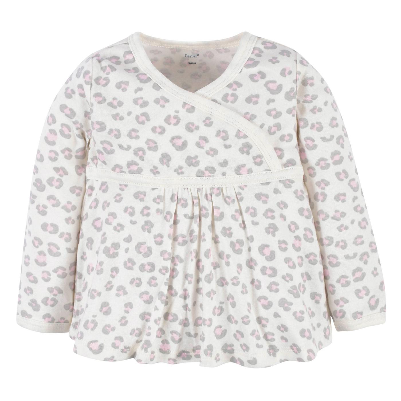 Gerber Baby Girls Leopard Shirt, Footed, Pant, & Cap Set, 3 pc - Shop ...