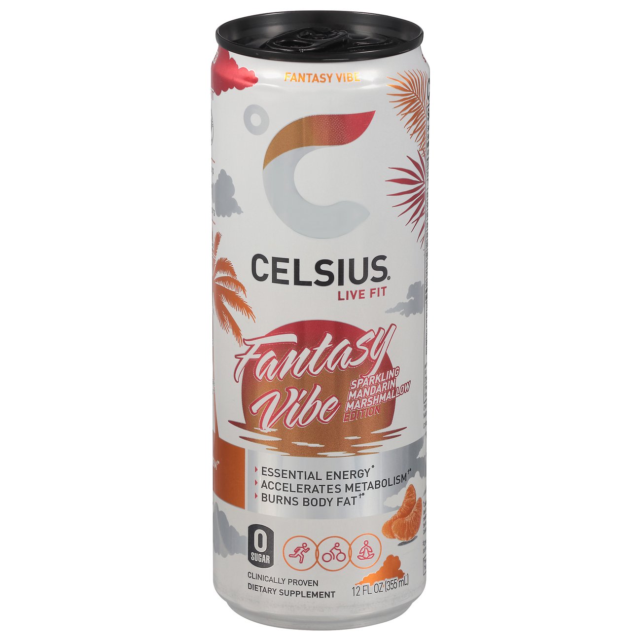 Celsius Sparkling Zero Sugar Energy Drink - Fantasy Vibe - Shop Sports ...