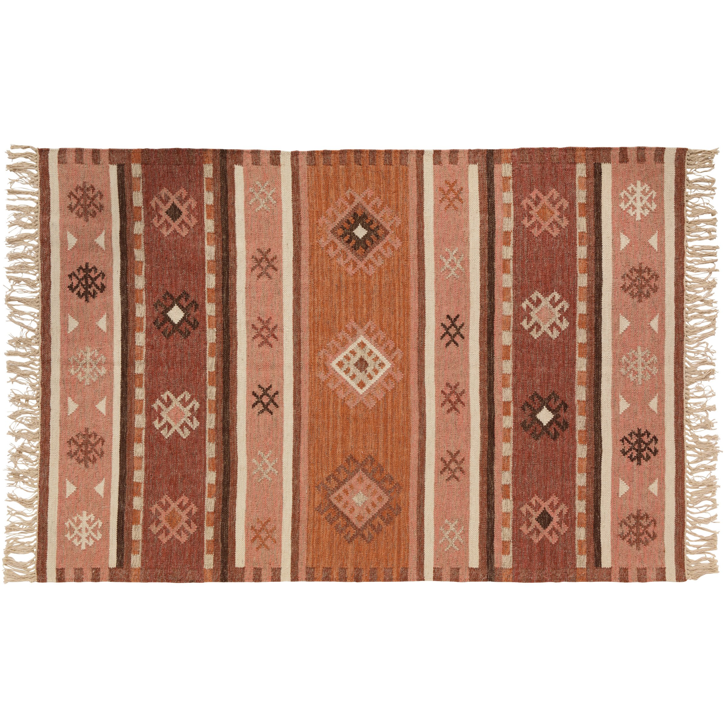 Haven + Key Aztec Pattern Wool Floor Rug - Shop Rugs & mats at H-E-B