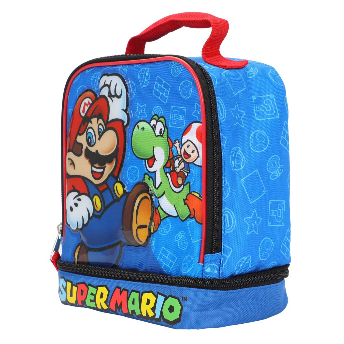 Bioworld Nintendo Super Mario Dual Kids Lunch Bag - Shop Lunch Boxes at ...