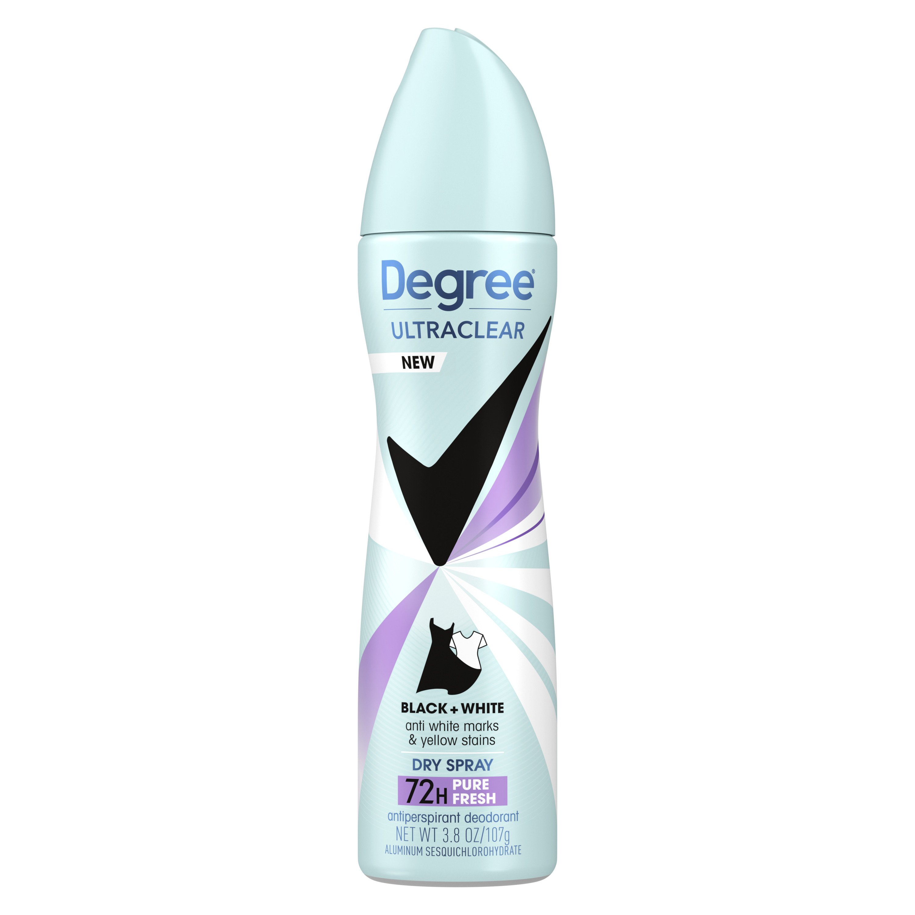 Degree 72 Hr UltraClear Antiperspirant Deodorant Dry Spray - Pure Fresh ...