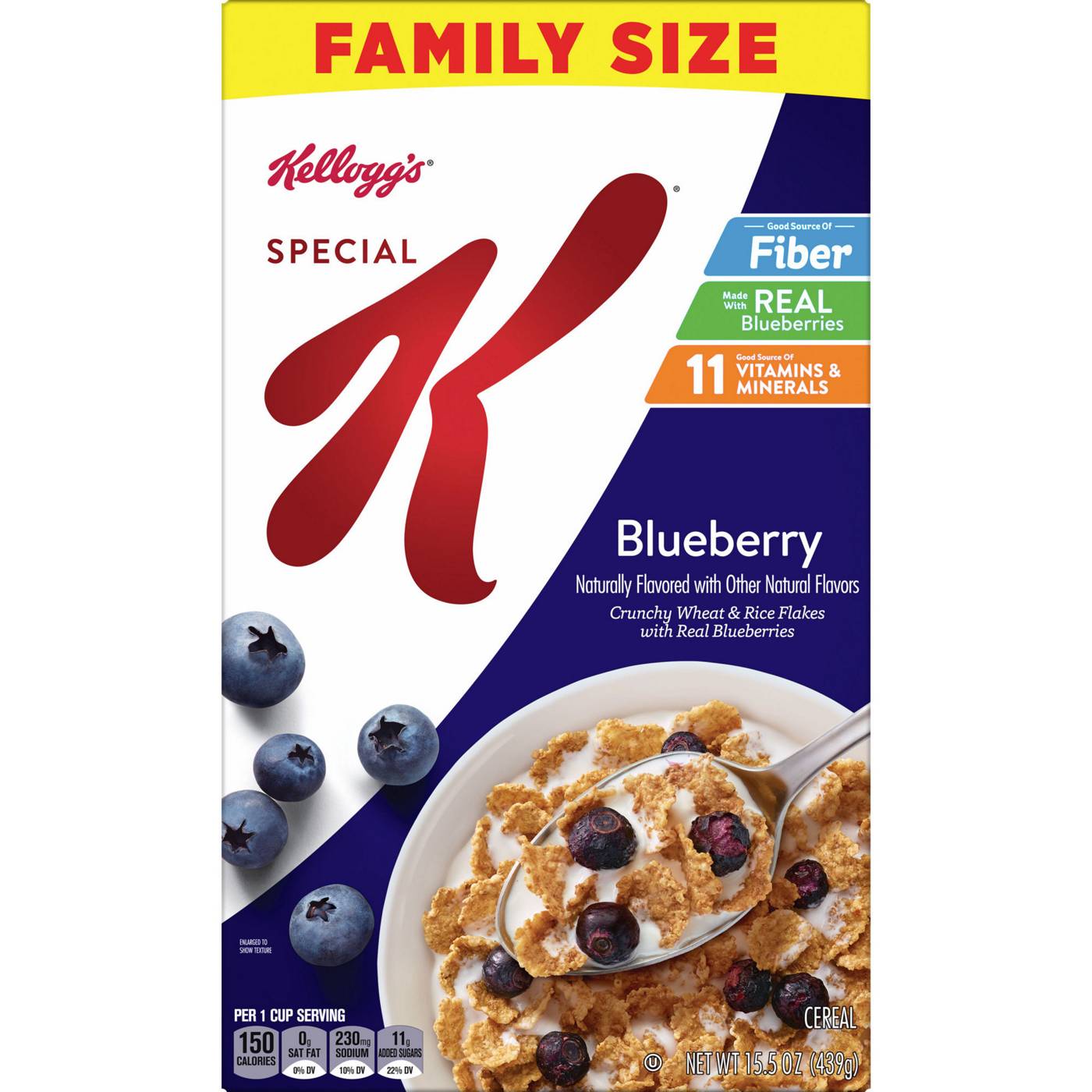 Kellogg's Special K Blueberry Breakfast Cereal - Shop Cereal at H-E-B
