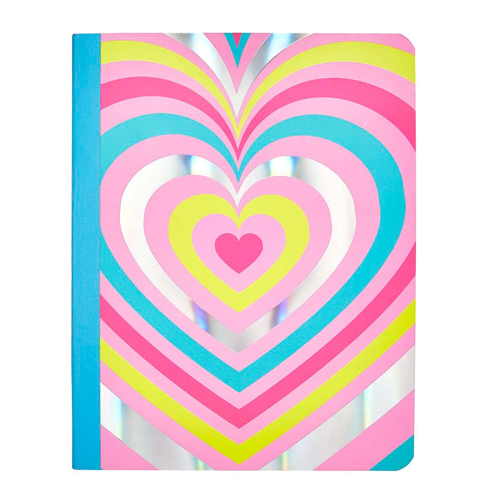 Eccolo Groovy Hearts Wide Ruled Composition Notebook - Shop Notebooks ...