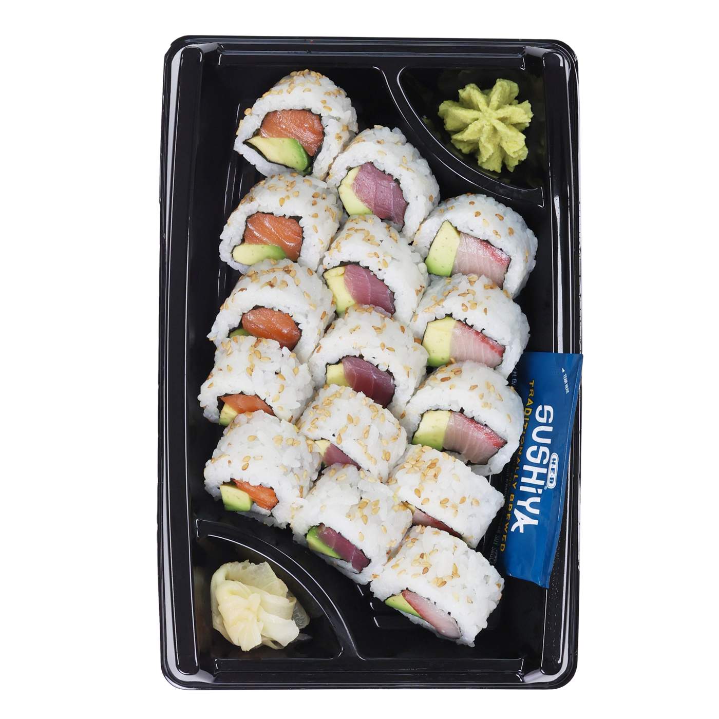 H-E-B Sushiya Ocean Trio Sushi Roll Combo Pack - Shop Sushi at H-E-B