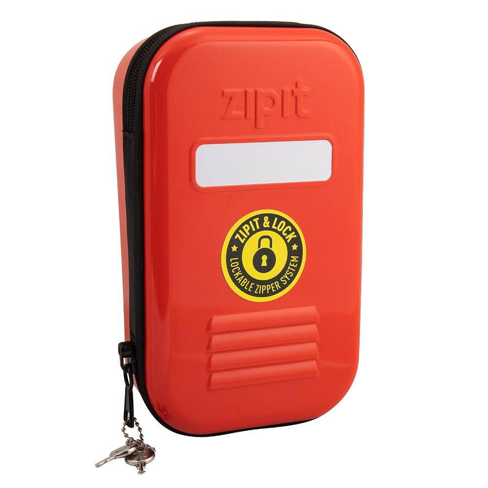 zipit & Lock Tin Pencil Box - Red - Shop Pencil cases at H-E-B