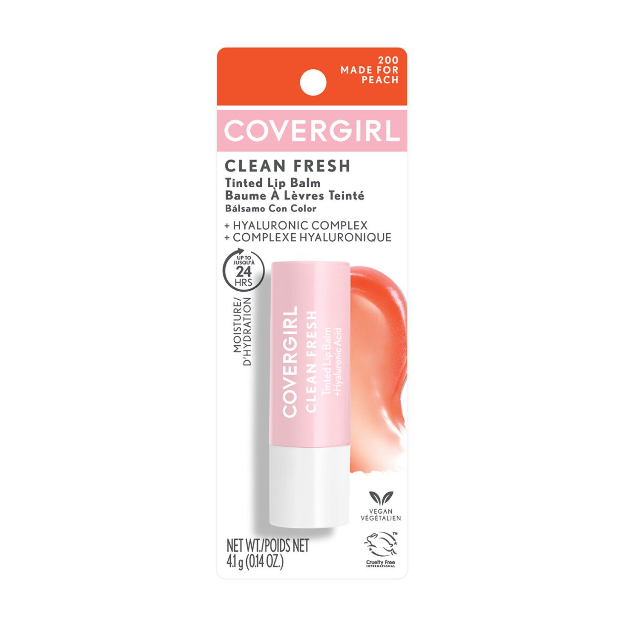 Covergirl Clean Fresh Tinted Lip Balm - Made For Peach - Shop Lip balm ...